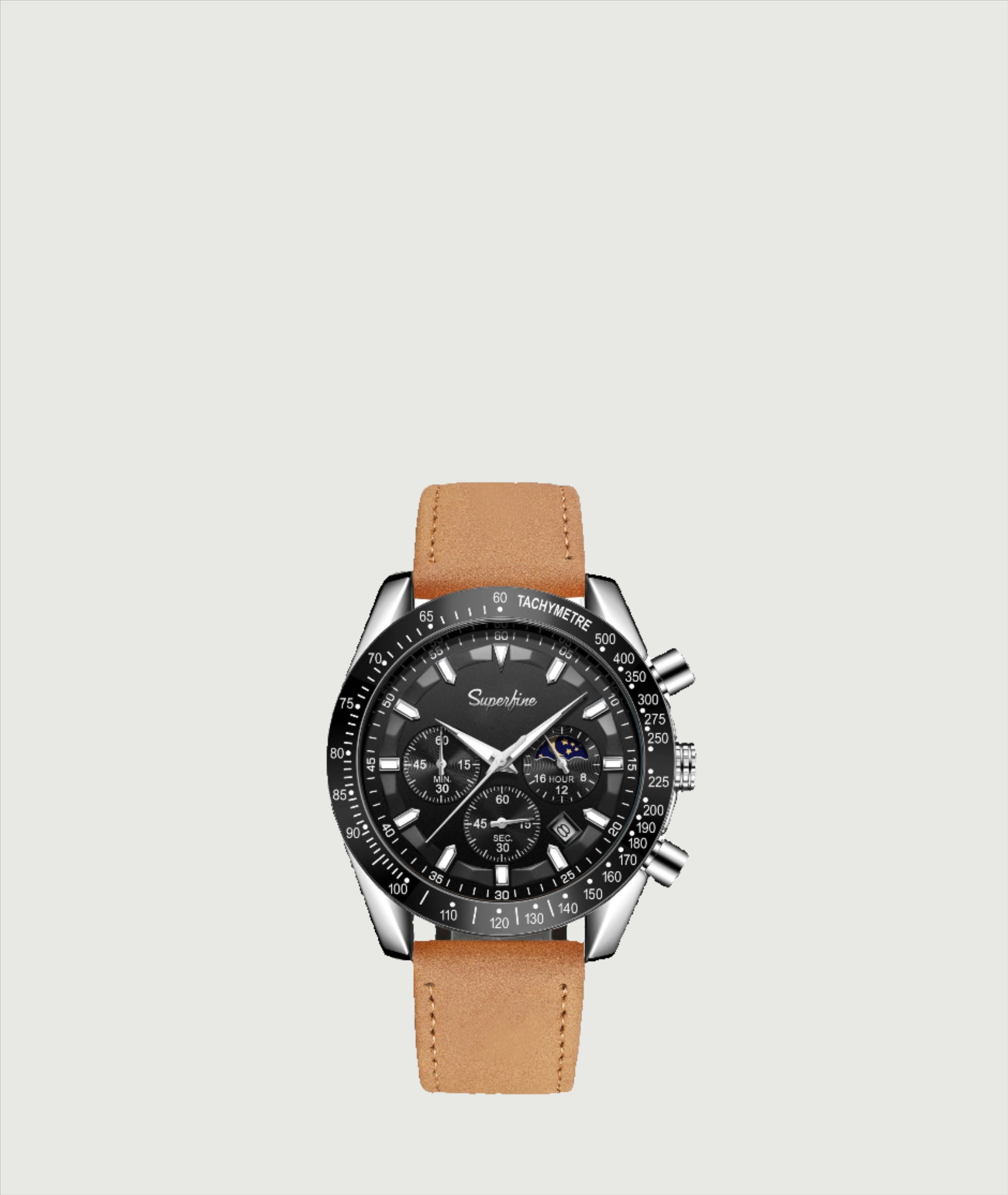 Premium Quality: Genuine Leather Watch – Superfine